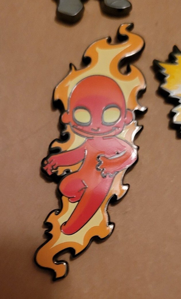 NYCC 2018 Marvel Skottie Young Fantastic Four Human Torch Pin | eBay