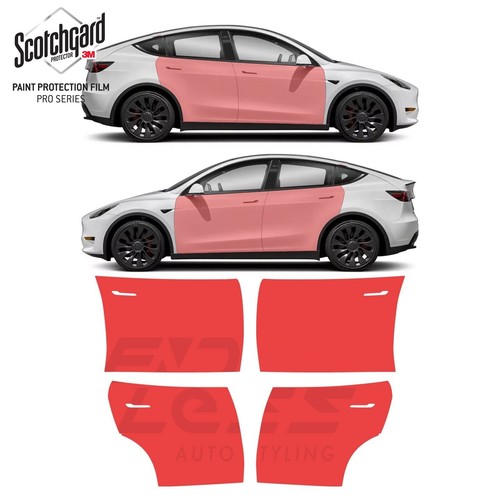 Model Y 2020-2024 PreCut ALL DOORS PRO Series Paint Protection Film ...