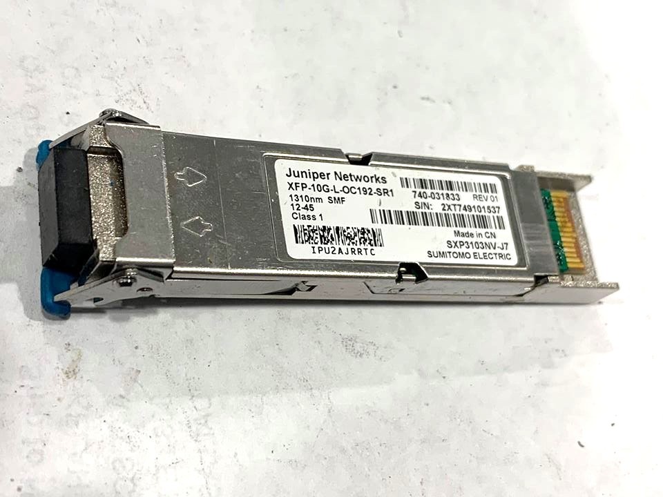 Genuine Juniper XFP-10G-L-OC192-SR1 740-031833 1310nm SMF XFP ...