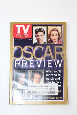 TV Guide MARCH 22 1997 Tom Cruise Kristin Scott Thomas ~Dallas Ed | eBay
