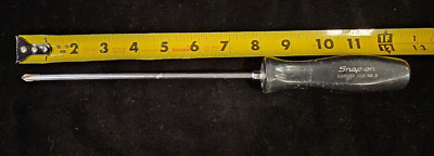 Snap On Tools SDDP82 Black Handle Phillips Screwdriver # 2 Tip 12 inch ...