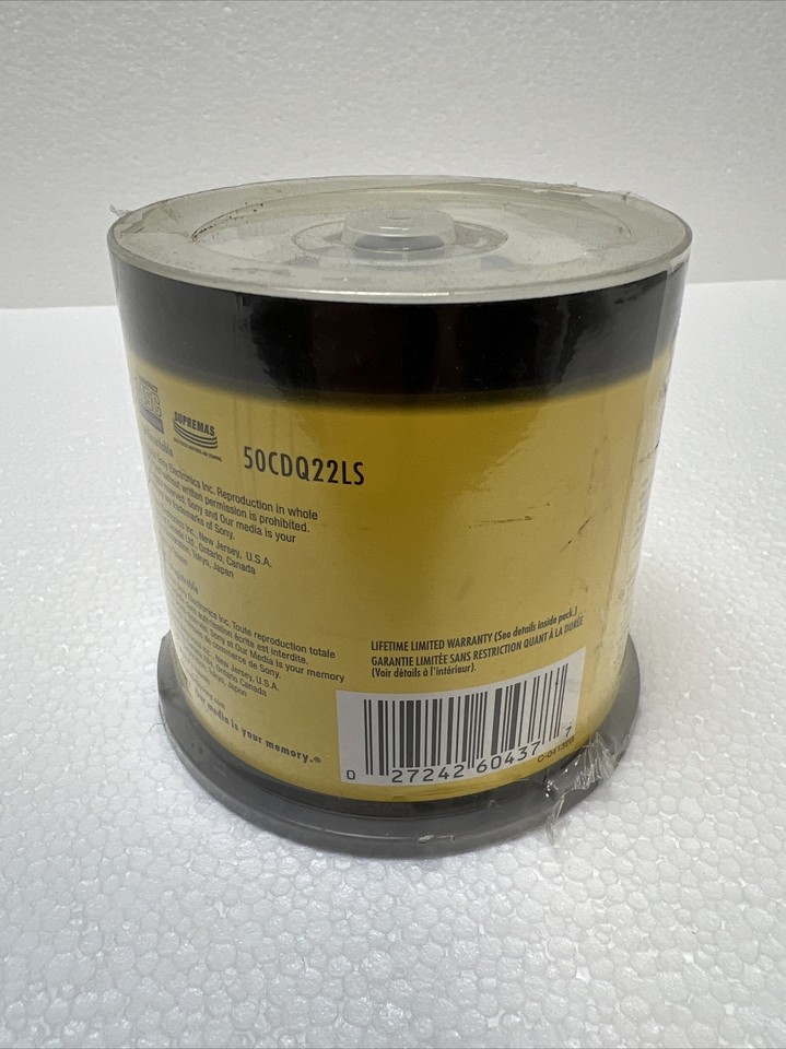 NEW Sony Mini CD-R 200 MB / Mo 22 Minute 8 cm 50 Disc Spindle 1x-24x | eBay