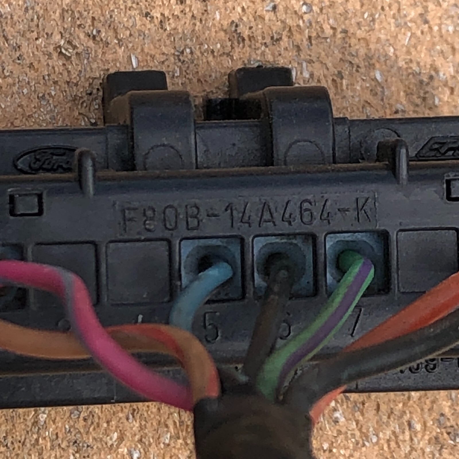 Ford F80B-14A464-K Cruise Control Speed Control Servo Pigtail Wiring ...