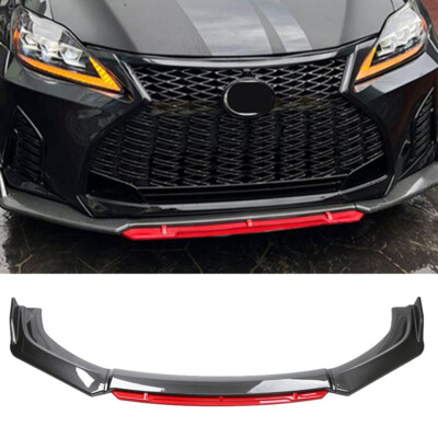 For Lexus Rc-f Rc200 Rc300 Rc350 Front Bumper Lip Spoiler Splitter ...