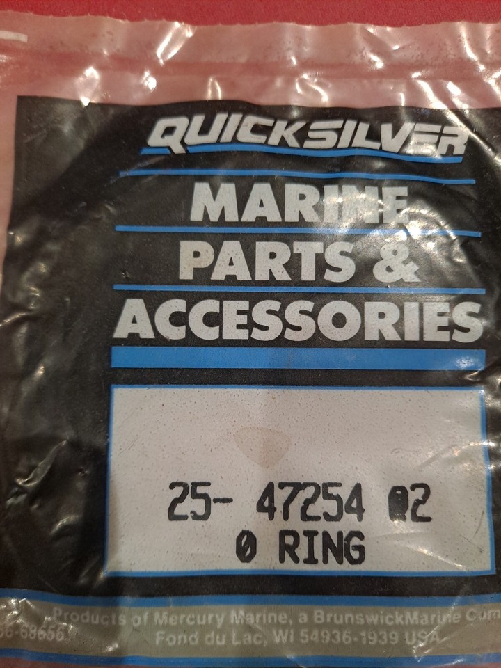 Mercury Quicksilver O-Ring P# 25 47254 | eBay
