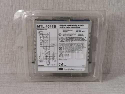 MTL 4041B REPEATER POWER SUPPLY,4/20mA, FOR 2 OR 3 WIRE TRASMITTERS ...