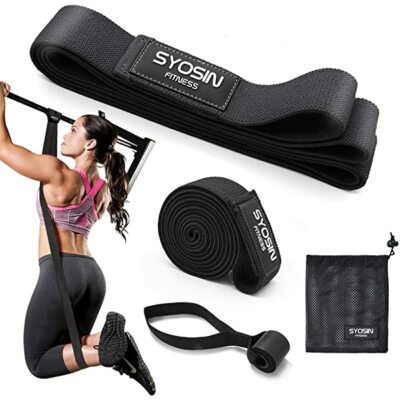 SYOSIN Assisted Pull Up Band - Resistance Exercise Power Bands - BLACK ...