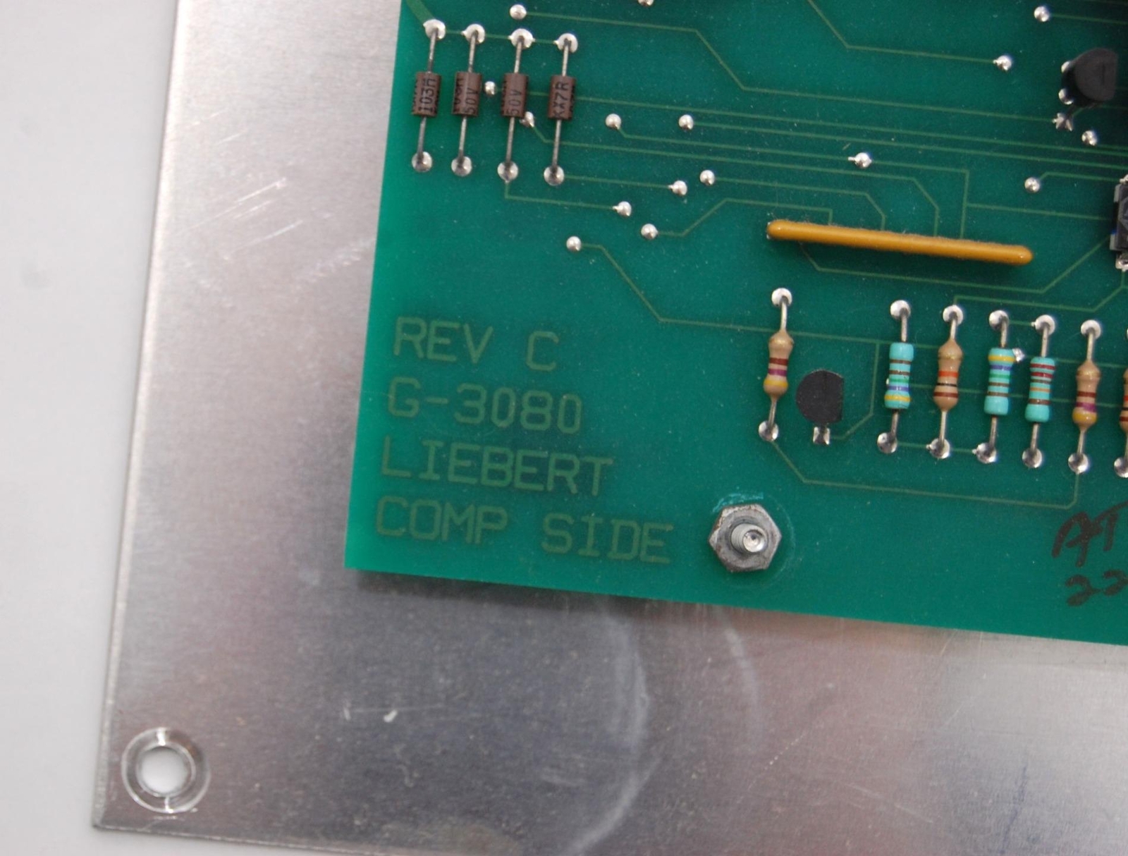 Liebert G-3080 Rev C Interfaces Connections Control Board Bracket Comp ...