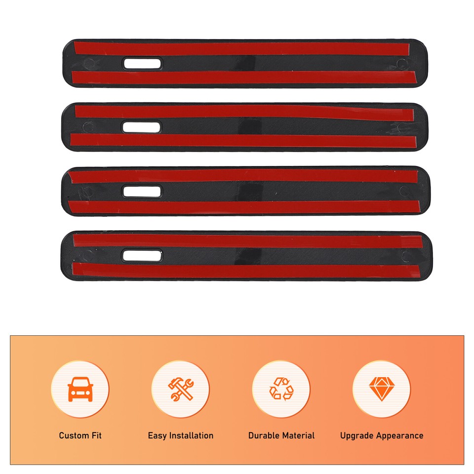 Gloss Black Side Door Handle Cover For Land Rover Range Rover Velar ...