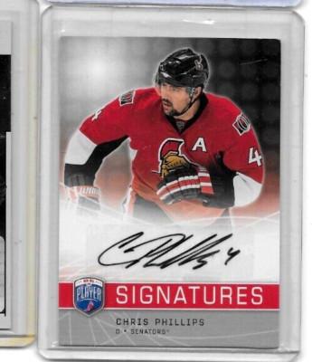 CHRIS PHILLIPS 2008-09 BAP SIGNATURES CERTIFIED AUTOGRAPH | eBay