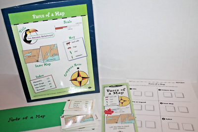 Geo Skills 2 Parts Of A Map