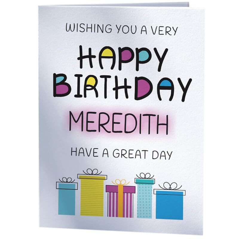 Happy Birthday Meredith