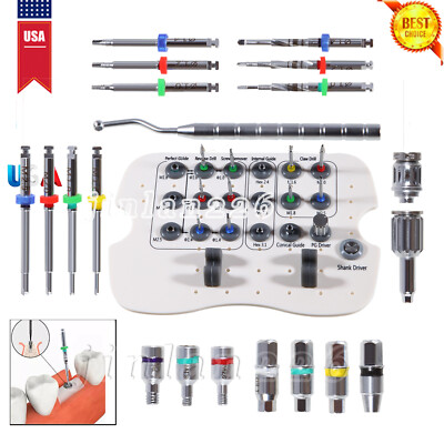Dental Implant Fixture &Broken Screw Removal Kit Remove Surgical Tool ...