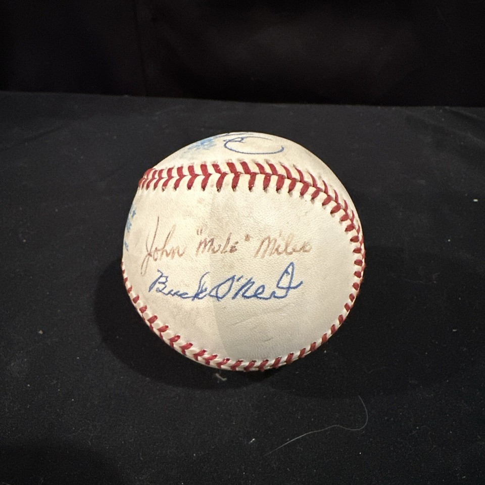 Earl Mickey Taborn, John “Mule” Miles… Signed Baseball Negro Leagues ...