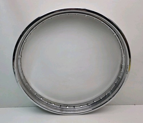 Harley-davidson OEM 21×2.15"Chrome Drop Center Wheel Front Rim STRAIGHT ...