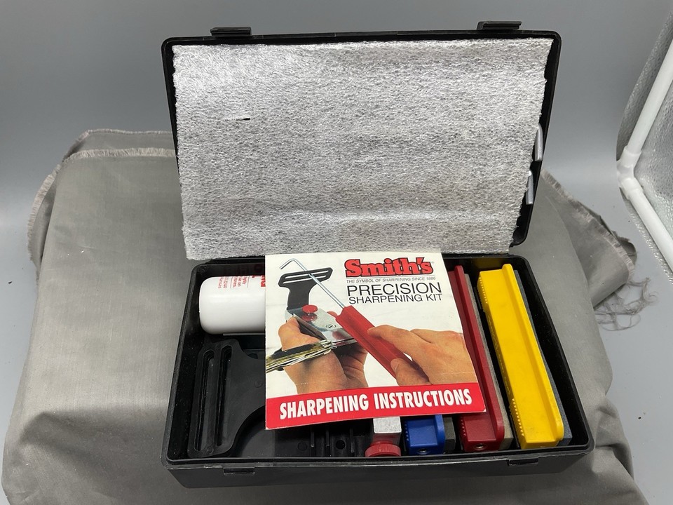 Smith's Precision Knife Sharpening Kit with Instructions and Honing Oil ...