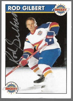 92/93 "ZELLERS MASTERS HOCKEY" SIGNATURE SERIES ROD GILBERT " SWEET ...