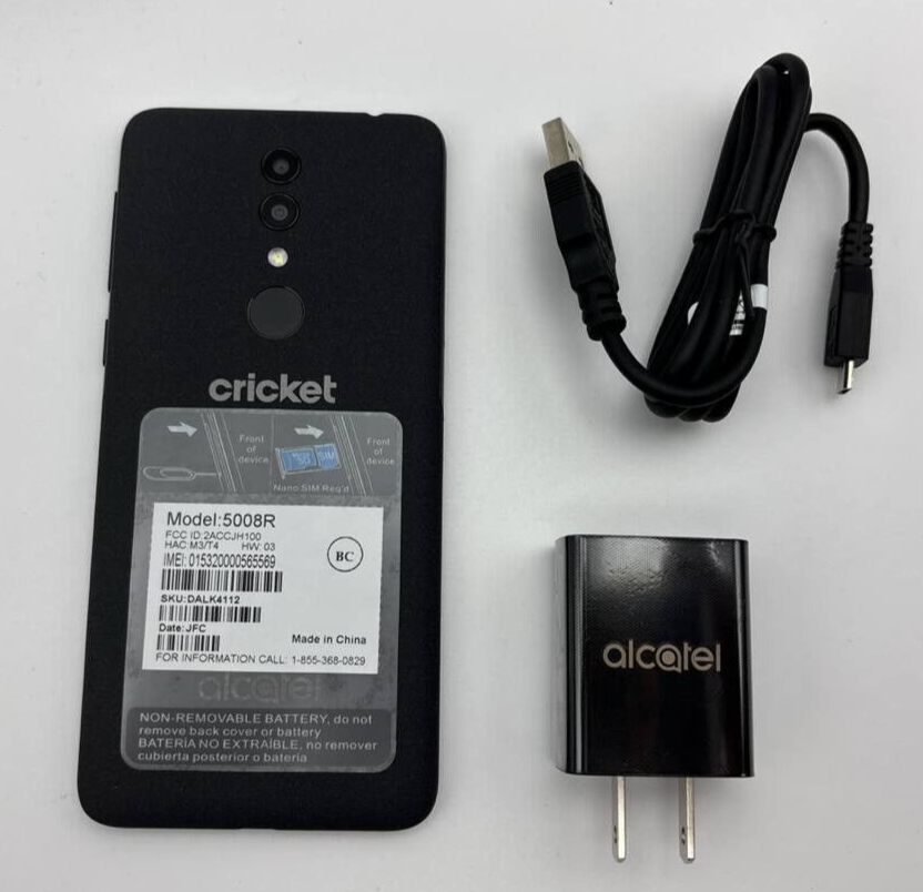 Alcatel Onyx 5008R Cricket Wireless Android Phone 5.5″ HD Display 12 ...