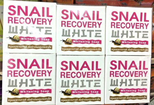 Snail Recovery Whitening Soap Lot 12 Bar Nature Softening White Face ...