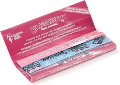 Elements Rolling Papers Elements Pink 1 1/4 Size 50ct (1) | eBay
