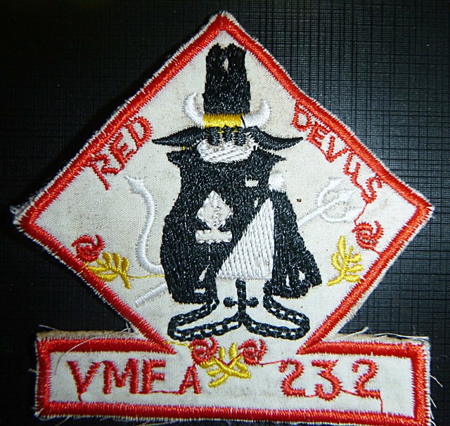 VIETNAM WAR PATCH-USMC VMFA 232 RED DEVILS Marine Fighter Attack ...