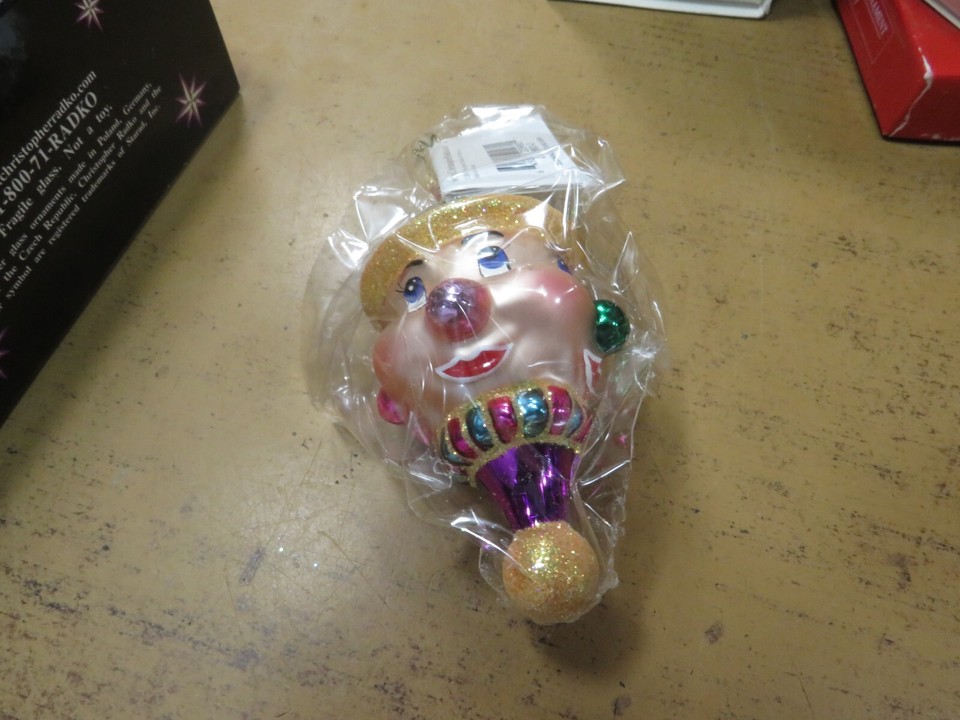 Christopher Radko Little Gems Collection clowning around Ornament | eBay