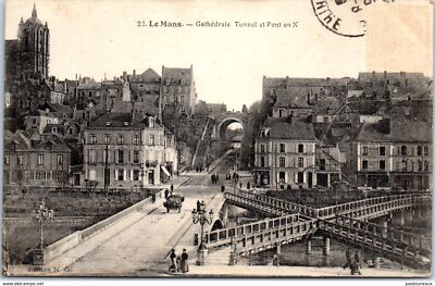 72 LE MANS - La cathedrale, le tunnel et le pont en X PAST/4942 | eBay