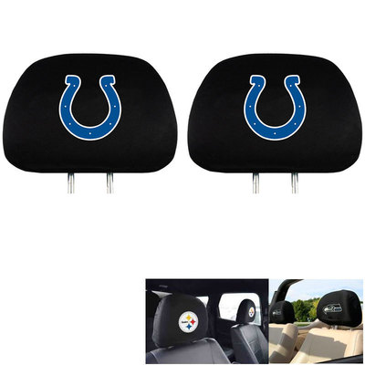 New Team ProMark NFL Indianapolis Colts Head Rest Covers For Car Truck ...