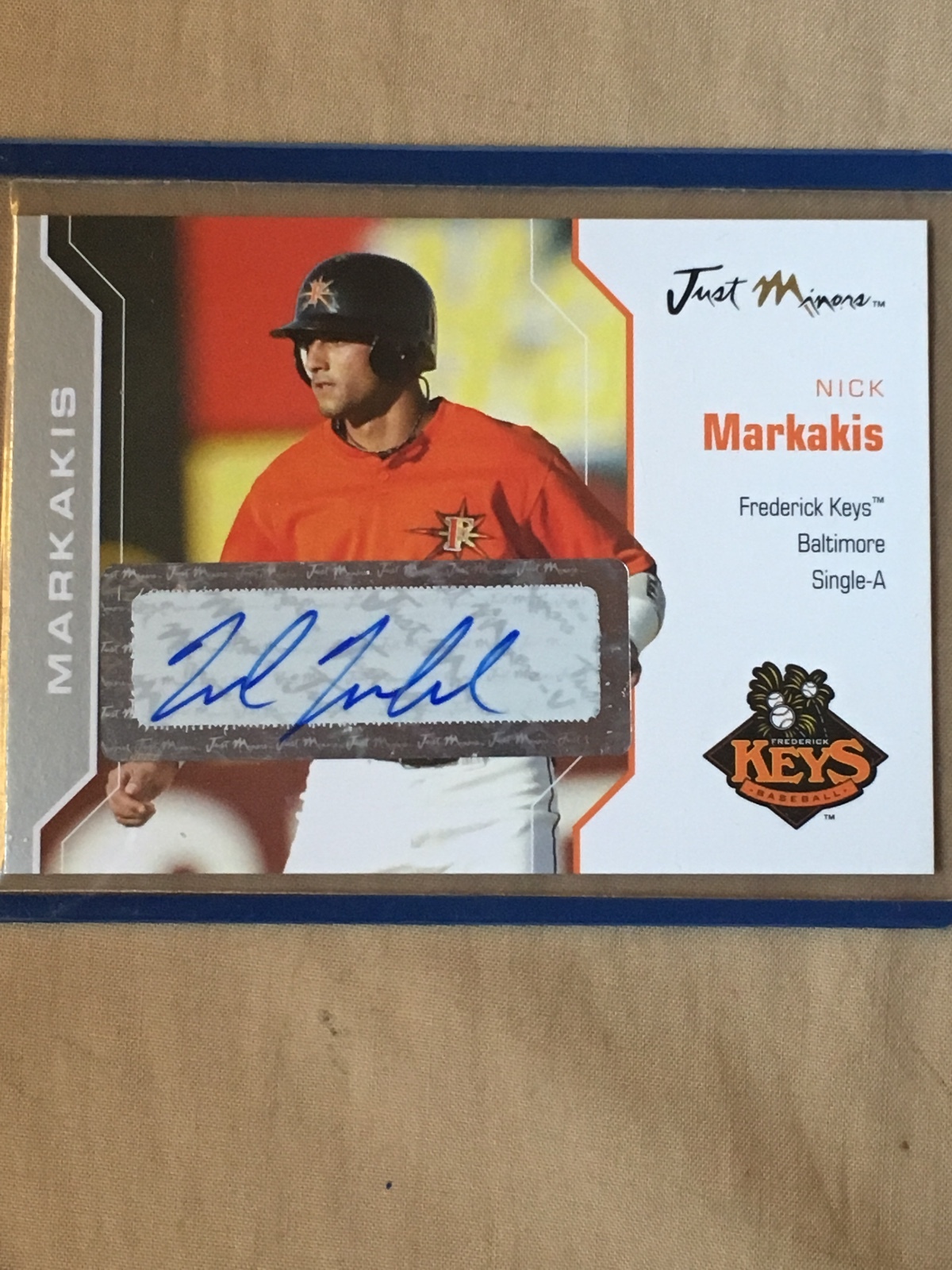 Nick Markakis Silver ROOKIE autograph numbered to only 50...#38 ...