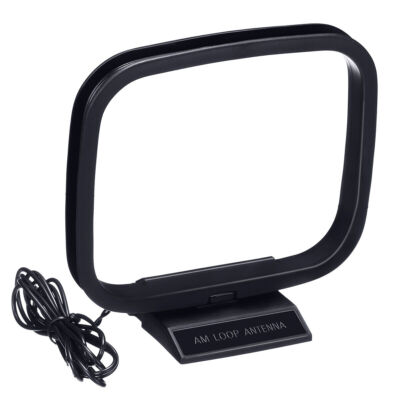 AM FM Loop Antenna Aerial Connector for Stereo Audio Receiver System ...