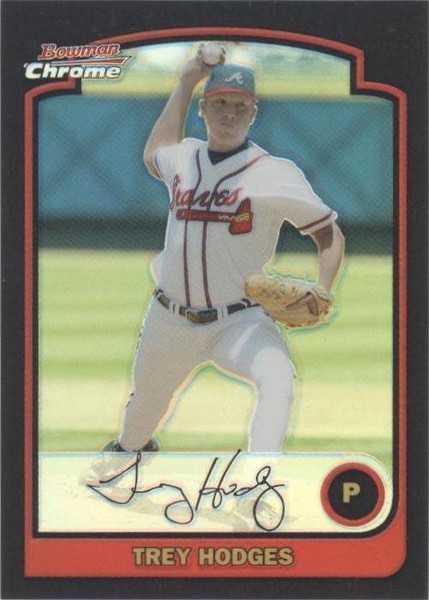 2003 Bowman Draft Picks & Prospects - Chrome Refractor #BDP7 Trey ...