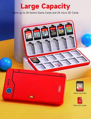 Nintendo Switch Pokedex Game Case (Holds 24 Games) | eBay