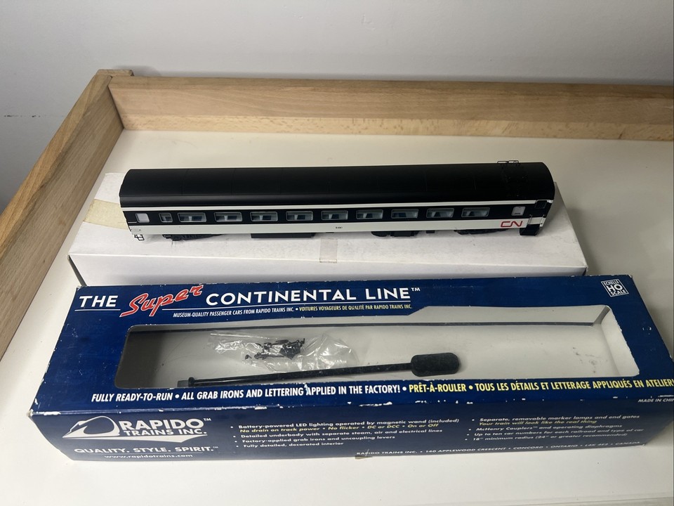 HO CN Rail Canadian National Lightweight Coach #5481 NIB NOS # 100024 ...
