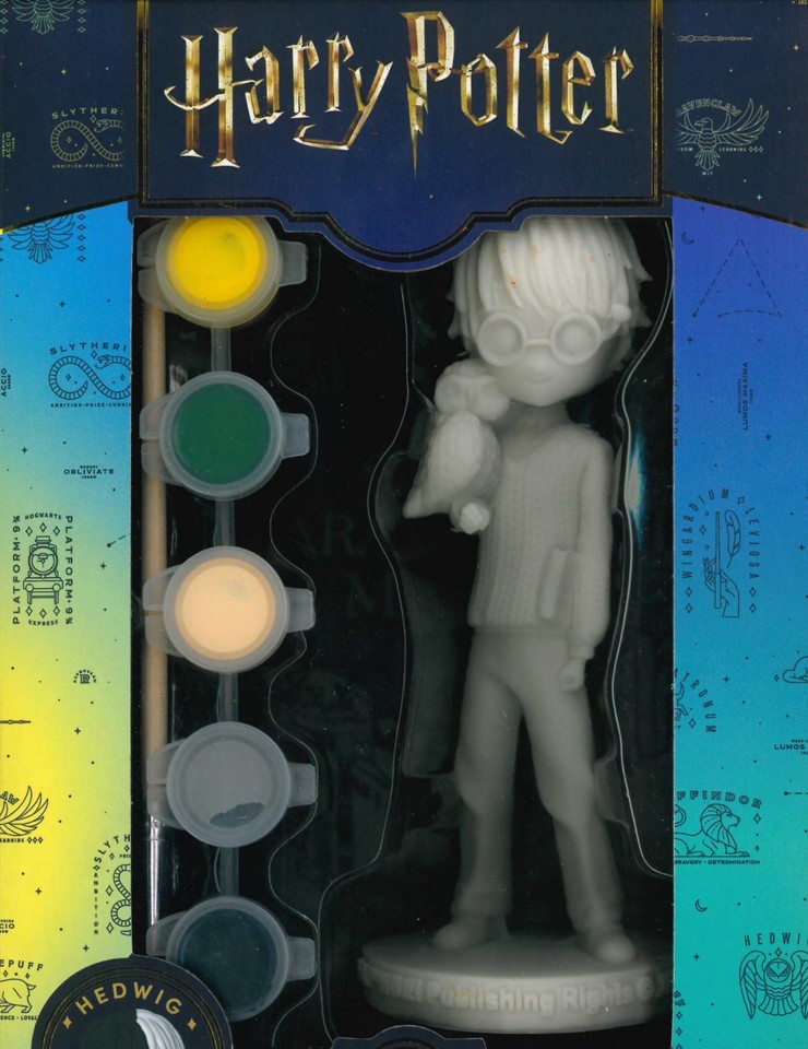Paint Your Own Harry Potter Hermione Dobby Models Paint Set With Brush ...