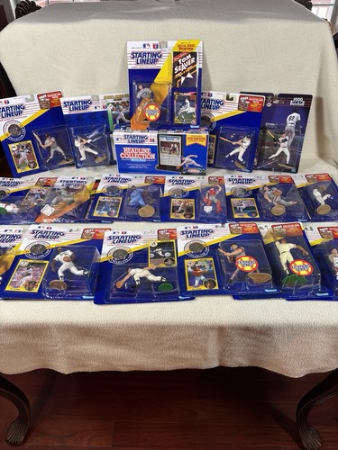 HUGE LOT OF 18 UNOPENED STARTING LINEUPS 1991-1999! ALL BASEBALL ALL ...
