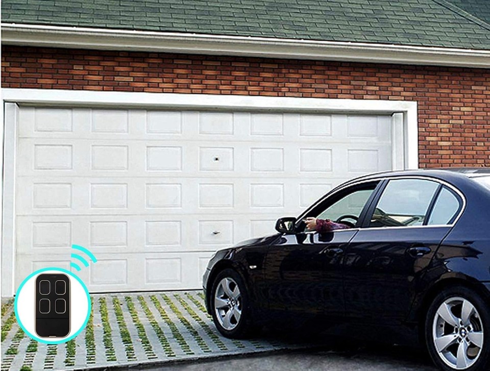 Compact Universal Garage Door Opener Remote - Lightweight with Clip ...