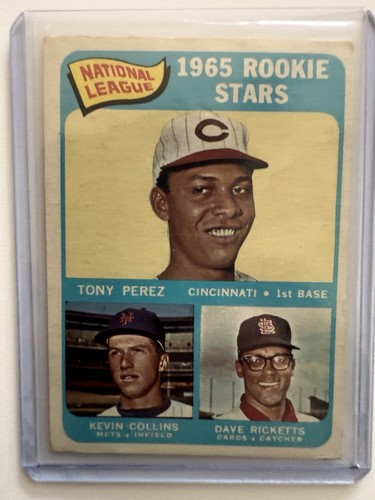1965 Topps Rookie Stars #581 Tony Perez RC + 5 more 1965 Topps Rookie ...