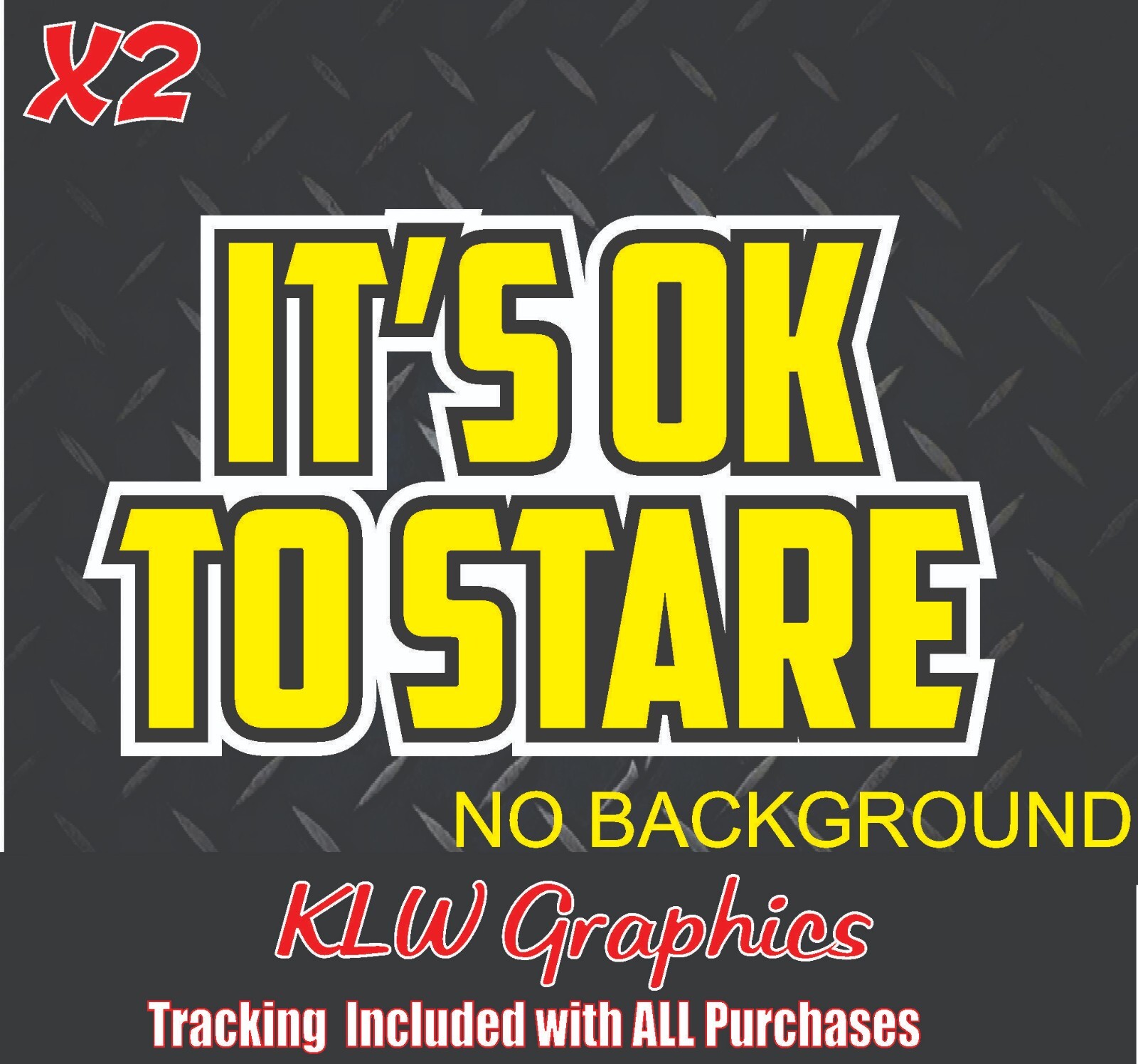 IT'S OK TO STARE Decal Sticker xj zj wj grand Turbo Diesel Truck Funny ...