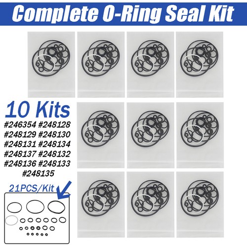 10 Kits O-Ring Rebuild Complete Kit For Graco Fusion AP Sprayers Orings ...