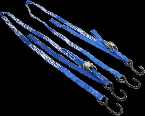 Moose Racing Blue Heavy Duty Soft Tie Down Straps Snowmobile | eBay