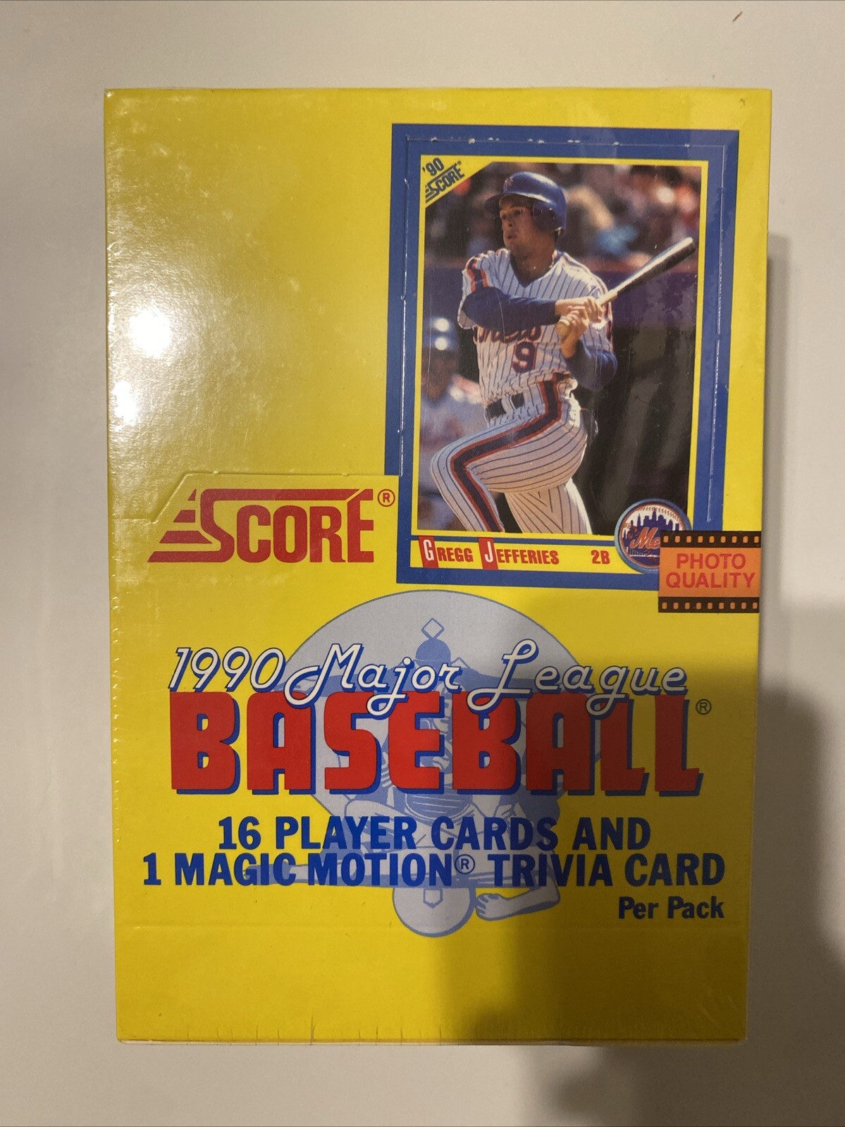 1990 Score Baseball Wax Box 36 Packs Look Sealed Great Condition | eBay