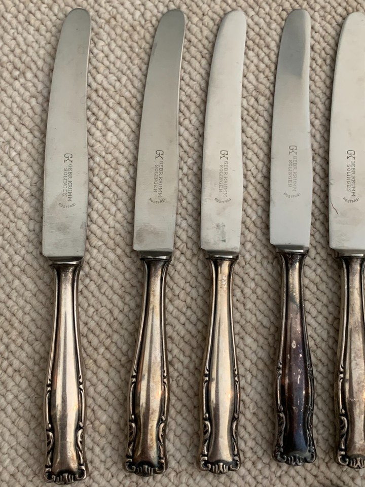Vintage 40 Piece Gebr. Krumm Rostfrei Solingen GK 90 Flatware ...