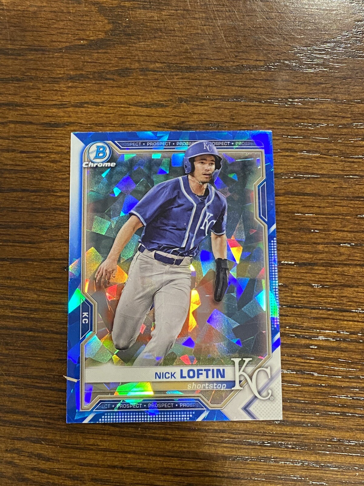 Nick Loftin 2021 Bowman Chrome Sapphire Card Kansas City Royals | eBay