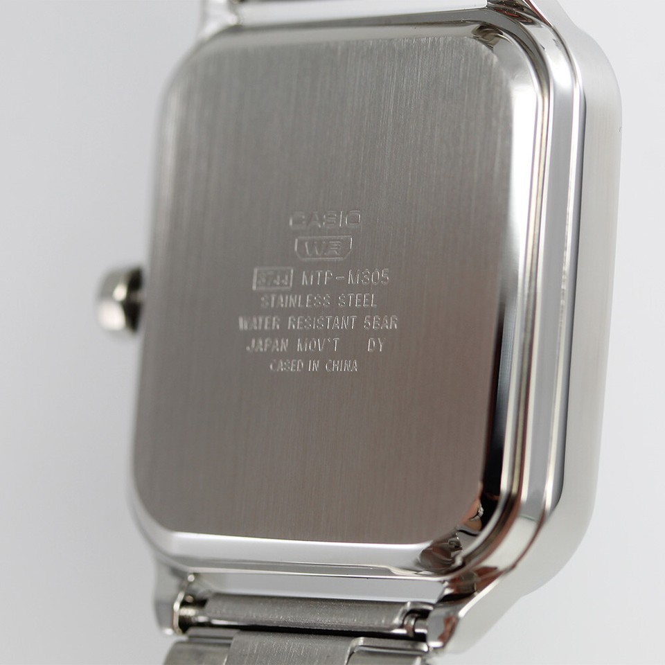 CASIO QUARTZ MTP-M305D-1A MTP-M305 Series MTP-M305 MTP Quartz Black ...