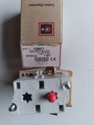 Cutler-Hammer 10250T51 SERIES D2 Contact Block 1NC NEW EATON (2) | eBay