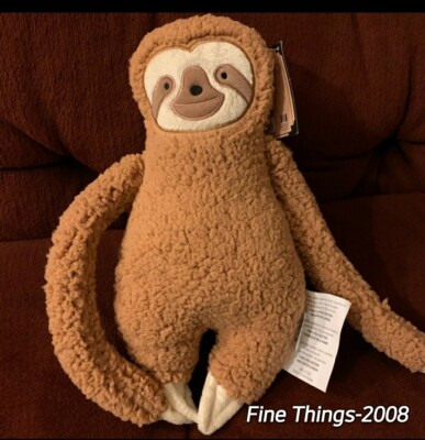 Brown Sloth Plush Toy 14.5" by Lulu & Coco Girls & Boys Has Clingy Paws ...