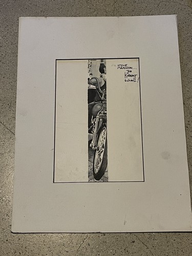 original art early drawing from Steve Mannion Pre fearless dawn Biker ...