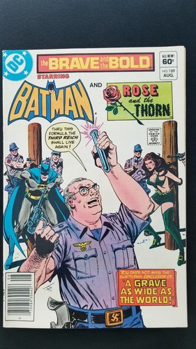 The Brave and The Bold #189 Newsstand 1982 Batman & Rose and the Thorn ...