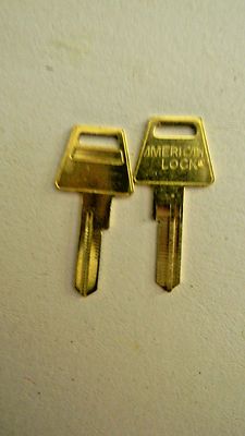 2 Original American Padlock Key Blanks 6 Pin For 748 Series Padlocks | eBay