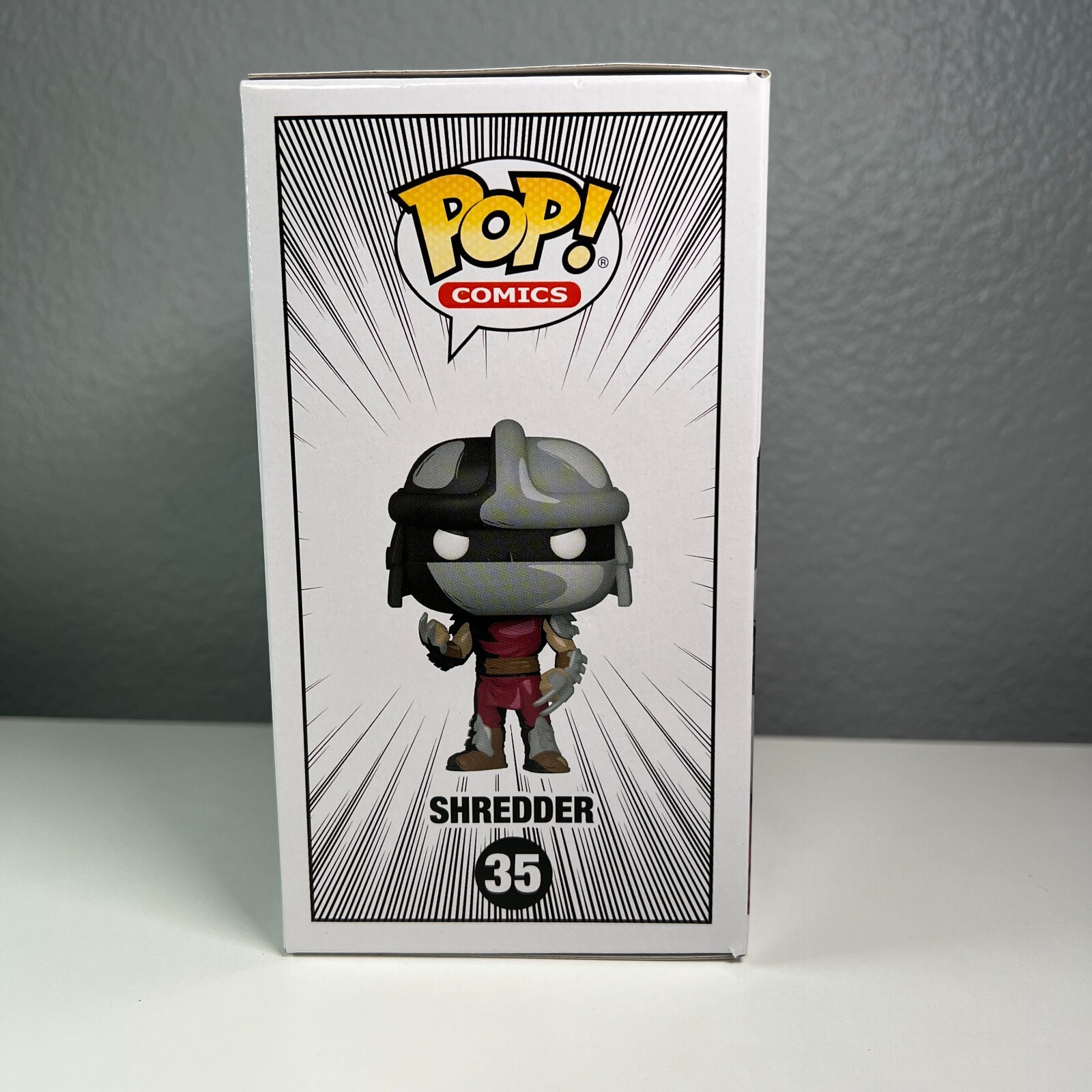 Funko Pop SHREDDER #35 Teenage Mutant Ninja Turtles Comics TMNT W/ Pop ...